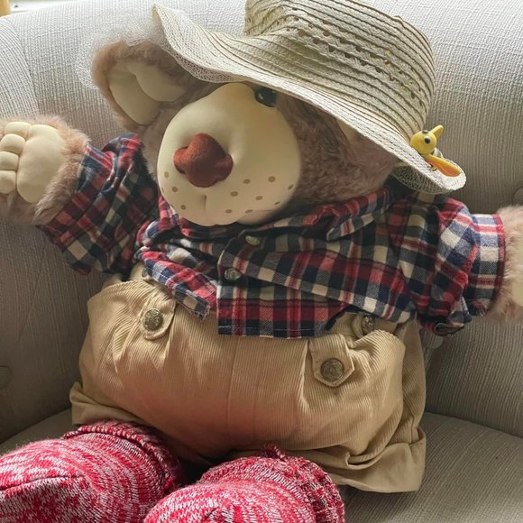 Toys | 1986 Furskins Bear Plush Boone Furskin Beekeeper Xavier Roberts ...